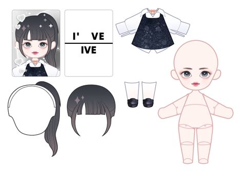 Paper Diy 🖤아이브 미니 앨범 만들기🖤 무료도안 무료배포 네이버 블로그