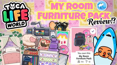 Toca Life World My Room Furniture Pack Review Toca Boca YouTube