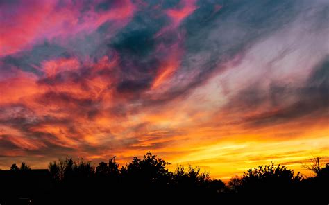 K Colorful Sunset Wallpapers Wallpaper Cave