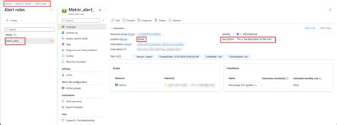 Example For Azure Alert Create Using Python Sdk Stack Overflow