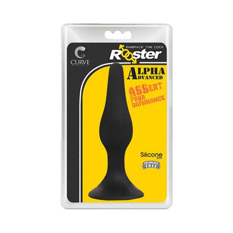 Rooster Alpha Advanced Anal Plug Black