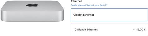 Consomac Une Option Ethernet 10 Gigabit Pour Le Mac Mini M1