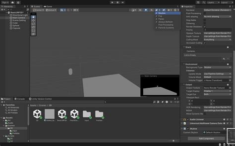 Unity Even After Changing Default Behaviour Mode To 3D My Scene