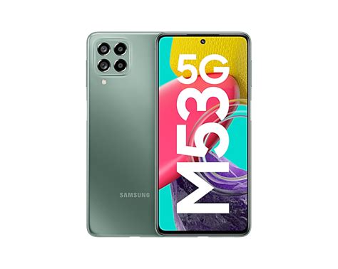 Buy Galaxy M53 5G 6GB/128GB Green - Price & Offer | Samsung India