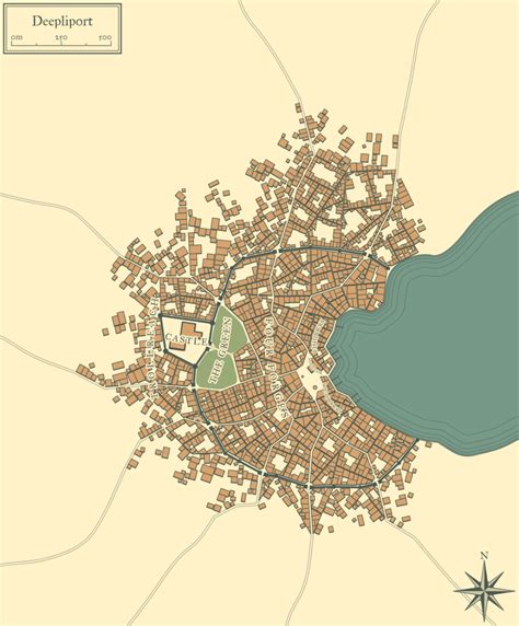 Fantasy City Map Fantasy Town Medieval Fantasy Town Generator Map