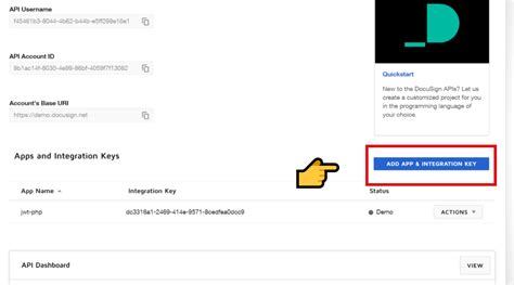 Docusignapi I Can Not Create Apps And Integration Keys On Docusign