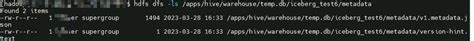 File Does Not Exist Apps Hive Warehouse Temp Db Iceberg Test7