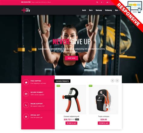Crossfit Theme Prestashop Themes And Modules Provider