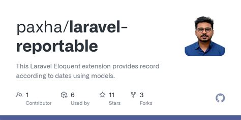 Github Paxha Laravel Reportable This Laravel Eloquent Extension Provides Record According To