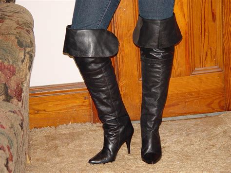 Ebay Leather Vintage Wild Pair Thigh Boots Sell Well
