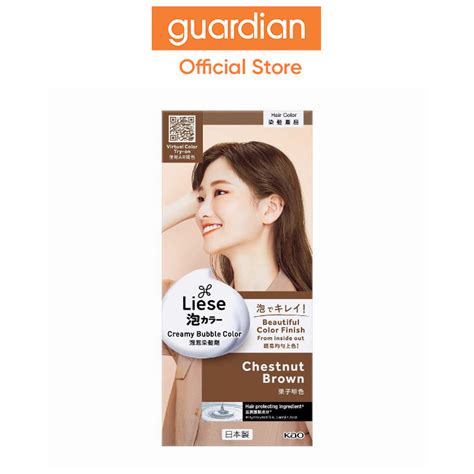 Liese Creamy Bubble Color Chestnut Brown 108ml Diy Foam Hair Color With Salon Inspired Colors