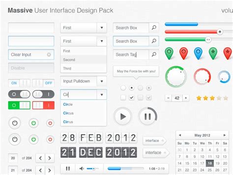 Massive Ui Design Pack Vol 1