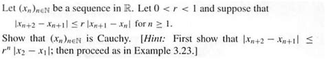Solved Let Xn NN Be A Sequence In R Let Chegg