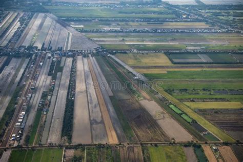 Thailand Pathum Thani Agriculture Fields Editorial Image Image Of View Landscape 309591595