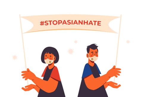 50 Stop Violence Against Asians Stock Illustrations Royalty Free