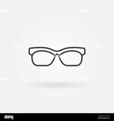 Glasses Outline Icon Vector Sunglasses Symbol Or Design Element In