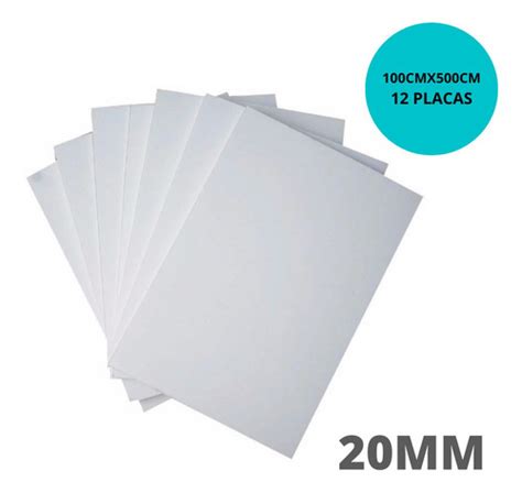 Placa De Isopor Espessura Mm Pacote C Unidades X Cm Parcelamento Sem Juros