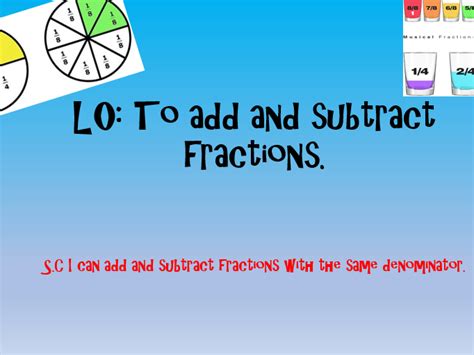 Adding And Subtracting Fractions Ks2 Teaching Resources