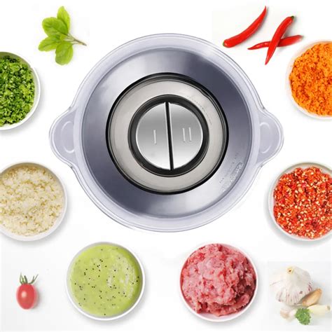 Dgsddk High Speed Stainless Steel Electric Chopper Meat Grinder Mincer