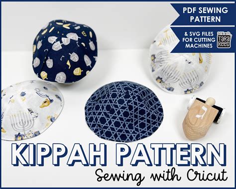 Kippah Sewing Pattern Sewing With Cricut Yarmulke Sewing Pattern Etsy