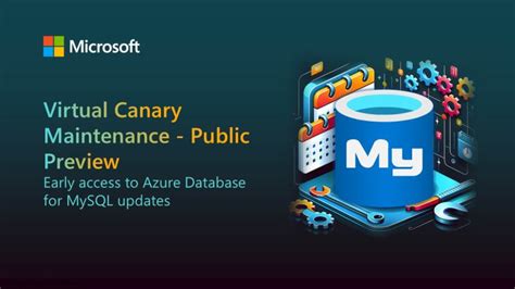 Azure Database For Mysql On Linkedin Introducing Virtual Canary Maintenance Early Access To