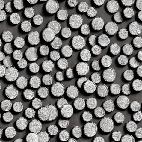 Download Variety Of Silver Coins For Decoration Or Investment Patterns