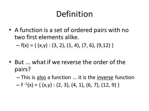 Function Math Definition