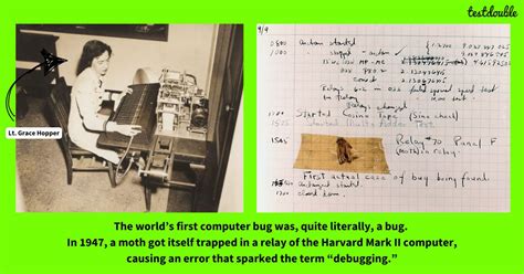 Test Double On Linkedin Fun Fact The First Computer Bug Was A Real