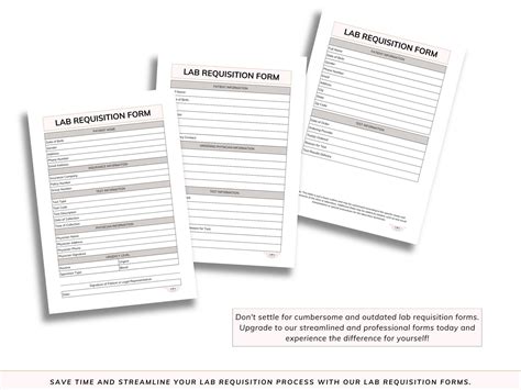 Lab Requisition Forms 7 Editable Canva Templates And Printable Pdf For Healthcare