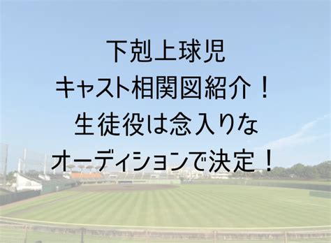 あんぱん・ドラマキャスト相関図！子役も実力派揃い！【朝ドラ】