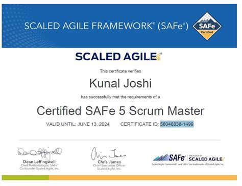 Kunal Joshi On Linkedin Celebrating My New Certification Certified