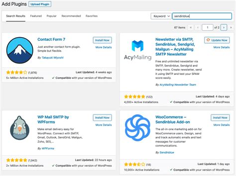 Sendinblue For WordPress AcyMailing Email Marketing Platform