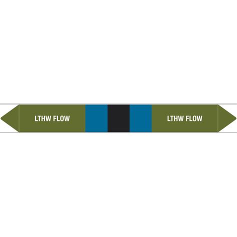British Standard Pipe Markers Lthw Flow Bs1710 Pipemarking
