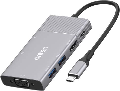 Onten Multi Functional Type C Usb 30 Hdmi Sdtf Vga Hub Phonetivepk