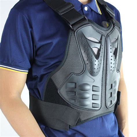 Motorcycle Racing Armor Black Body Protection Jacket Safe Ride Shopee