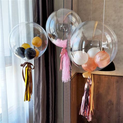 PACK 10 GLOBOS BURBUJA 12 PULGADAS O 30 CMS Origami