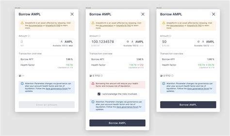 Add Ampl How To Message And Warning · Issue 1212 · Aaveinterface · Github