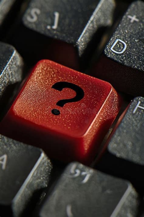 Question Mark On Computer Keyboard FAQ Concept Selective Focus Stock Photo Image Of Tech