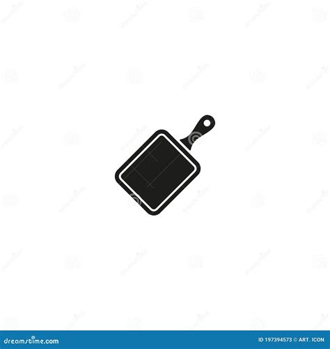 Icono De Vector De Placa De Corte Ilustración Del Vector Ilustración