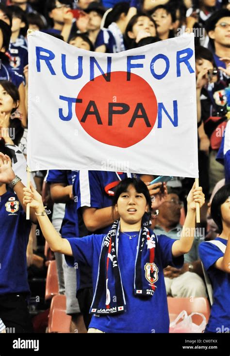 Japan Fans JPN SEPTEMBER 6 2012 Niigata Japan Football Soccer