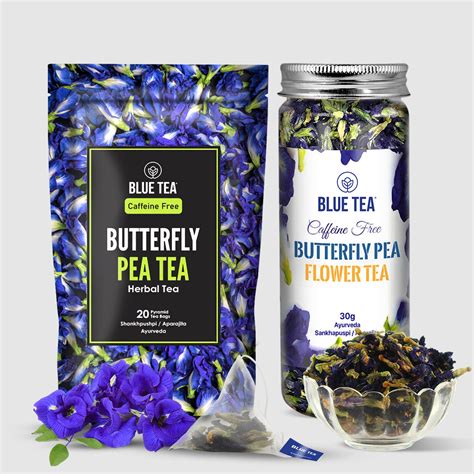 Combo Butterfly Pea Flower Tea 20 Teabags And 30g Blue Tea