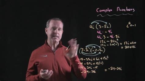 Multiplying Complex Numbers Youtube