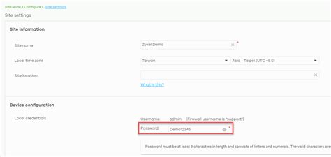 What Is The Password For Aps Managed By The Nebula Cloud — Zyxel Community