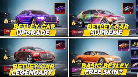Super Car Collab Bentley Skin Upgrade Pubg Mobile L Next Super Car Bgmi