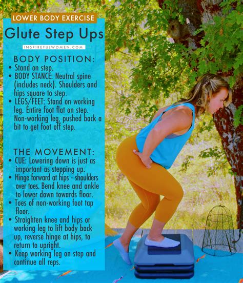 Glute Focused Step Ups Inspireful Women