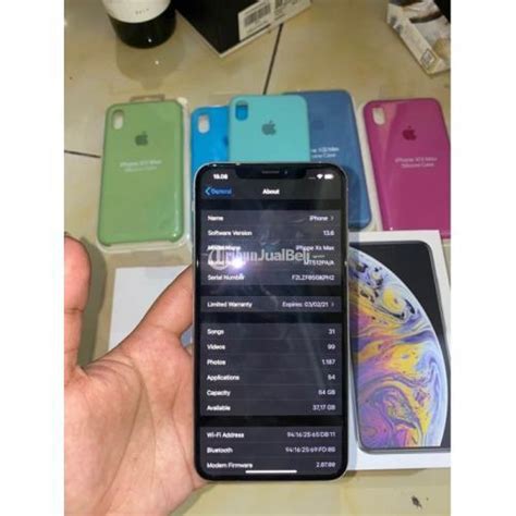 Hp Iphone Xs Max Gb Bekas Harga Rp Juta Lengkap Garansi Ibox Di Jakarta Tribunjualbeli Com