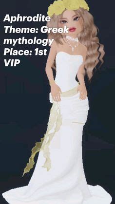 Aphrodite Theme Greek Mythology Place 1st VIP Dress To Impress