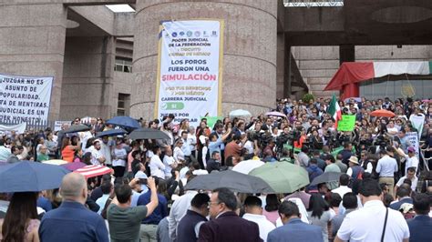 Paro Poder Judicial De La Federación Hoy Trabajadores Inician Protesta