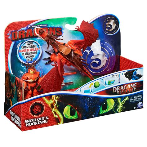 «Як приручити дракона 3 набір зі змінного кольору дракона Кривоклика та вершника Сморакли