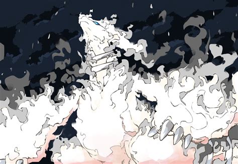 Aomon Yuuji7604 Reshiram Nintendo Pokemon Highres Blue Sclera Claws Colored Sclera